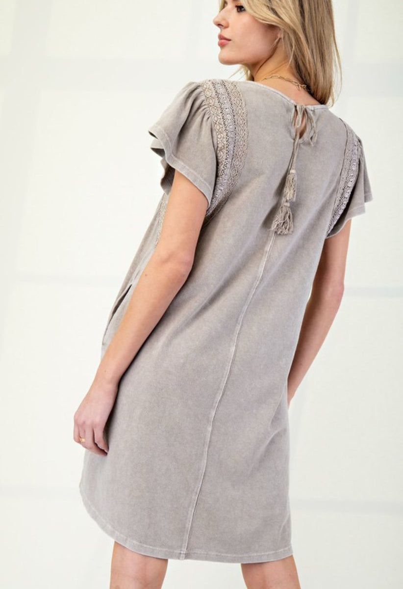 Mineral Washed Dress – Rustic Impulse Boutique